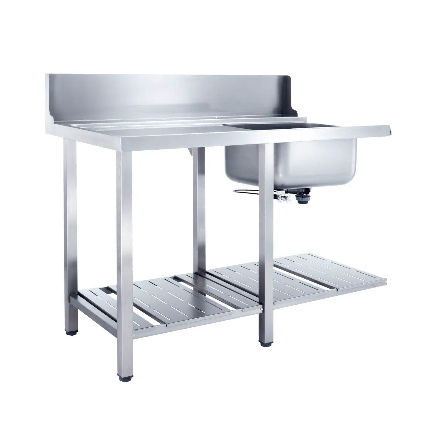 Miele T 1200-1 BUL auxiliary table with sink for left-side mounting on